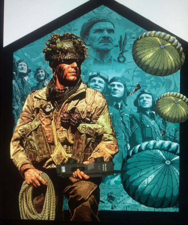 Mural of General Stanisław Sosabowski - Polish Wings Trail